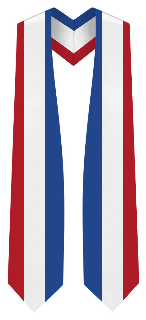 Netherlands Graduation Stole - Netherlands Flag Sash – Canadian Gowns