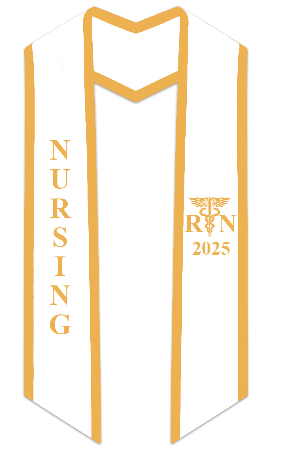 2025 RN Nursing Graduation Stole with Trim – Canadian Gowns